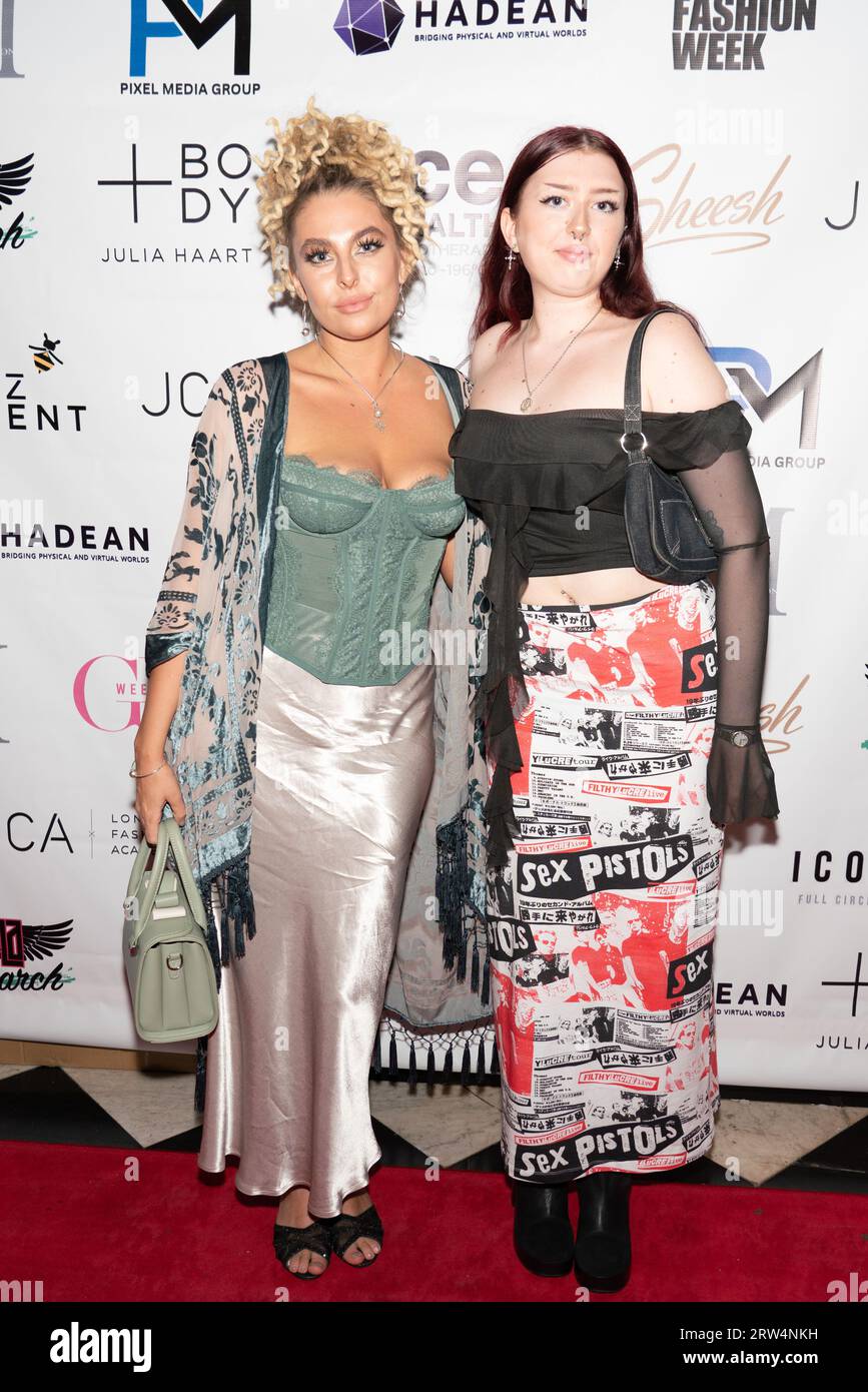 Ani-Rose Chandler and Beth Dawson attends the Malan Breton London ...