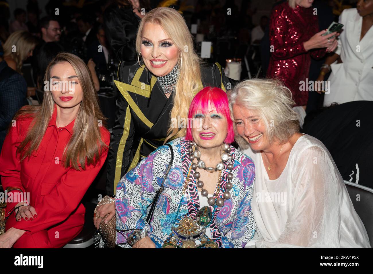 Guest, Kristine W, guest and Emma Thompson attends the Malan Breton ...