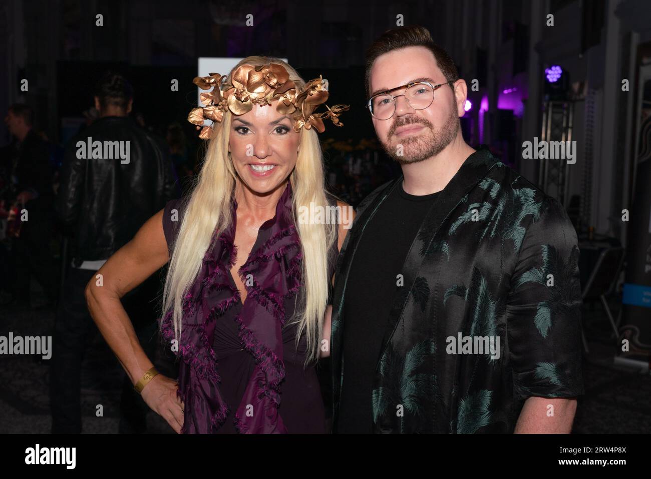 Luciana Pampalone and Robert Brotherton attend the Malan Breton London ...
