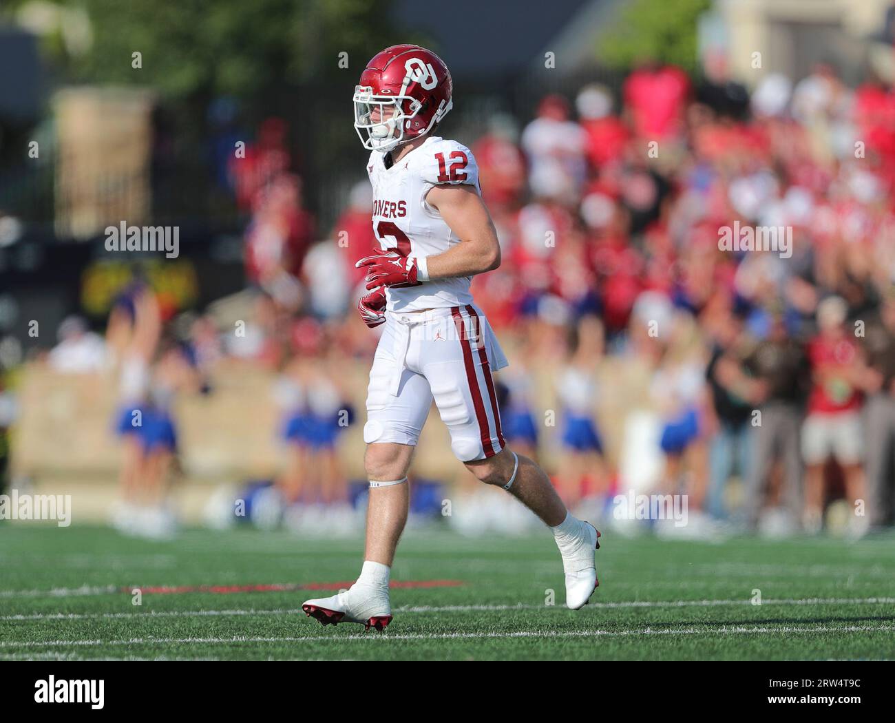 September 16, 2023:.Oklahoma Sooners wide receiver Drake Stoops (12 ...