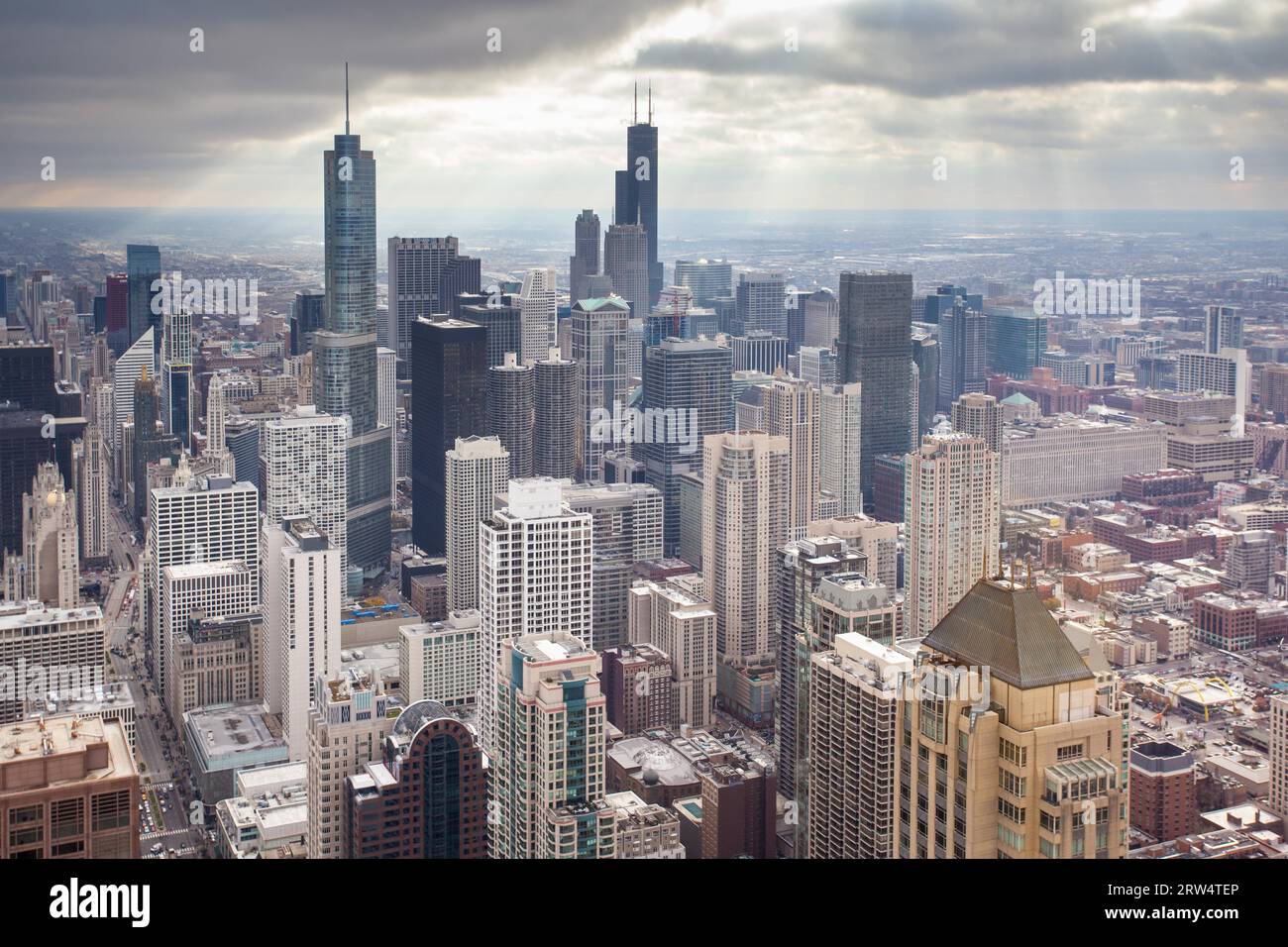 Chicago illinois winter usa city hi-res stock photography and images ...