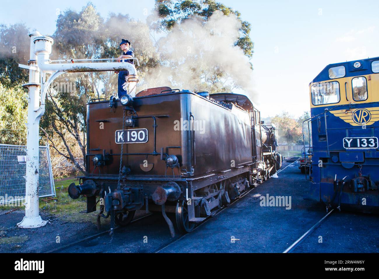 Victorian goldfields railway hi-res stock photography and images - Alamy