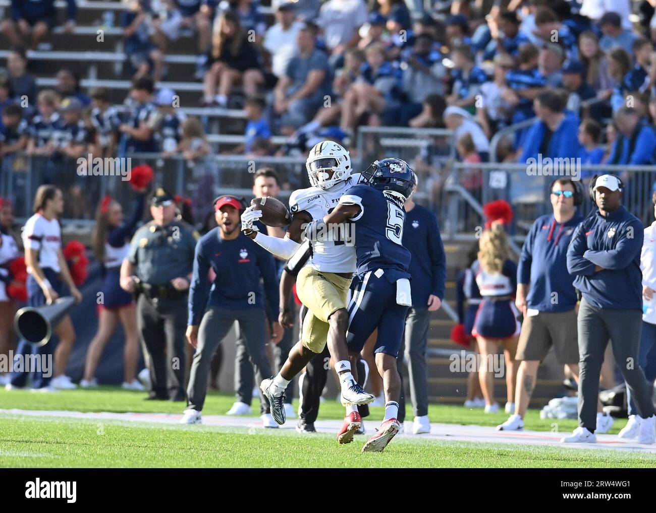 EAST HARTFORD, CT - SEPTEMBER 16: Fiu Golden Panthers wide receiver ...