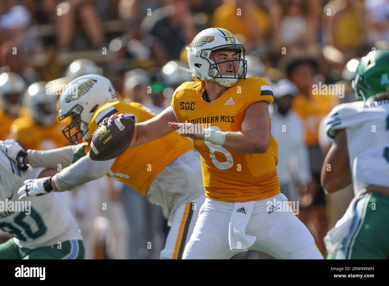 SEP 16, 2023: Southern Miss Golden Eagles quarterback Billy Wiles (8 ...