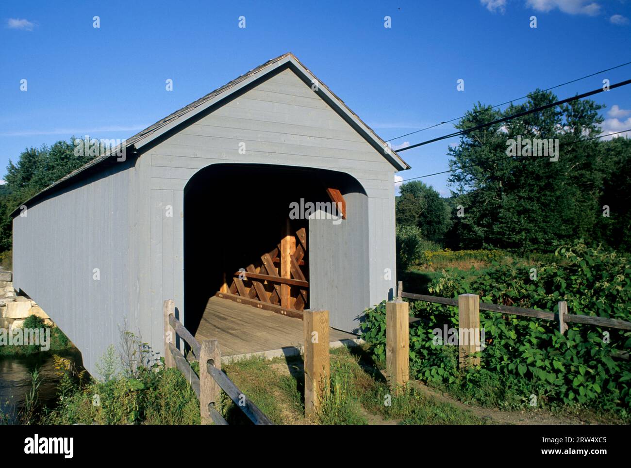 Sheffield Covered Bridge, Sheffield, Massachusetts Stock Photo - Alamy