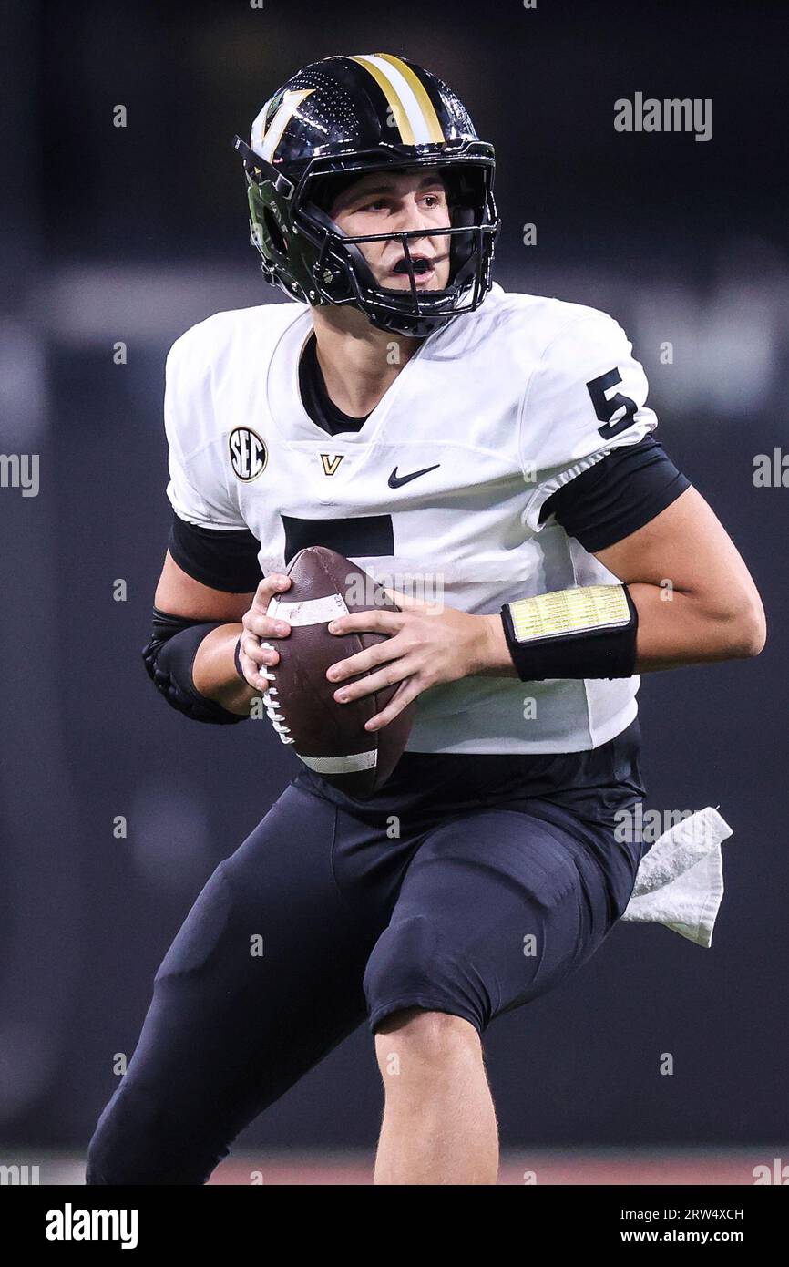 September 16, 2023: Vanderbilt Commodores quarterback AJ Swann (5 ...