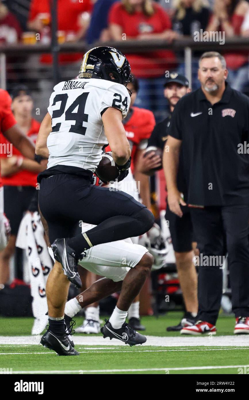 Las Vegas, NV, USA. 16th Sep, 2023. Vanderbilt Commodores linebacker ...