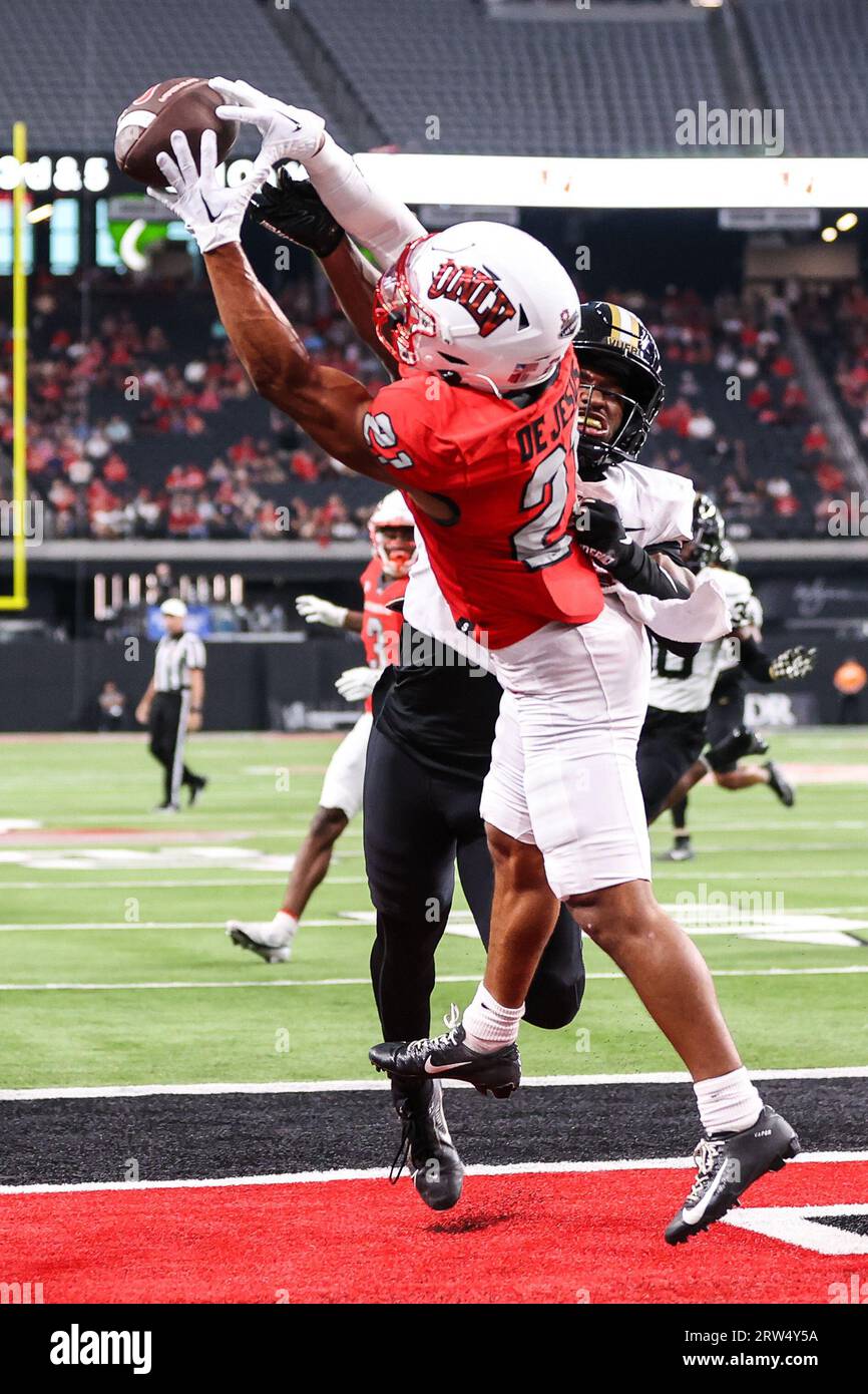 Las Vegas, NV, USA. 16th Sep, 2023. UNLV Rebels wide receiver Jacob De ...