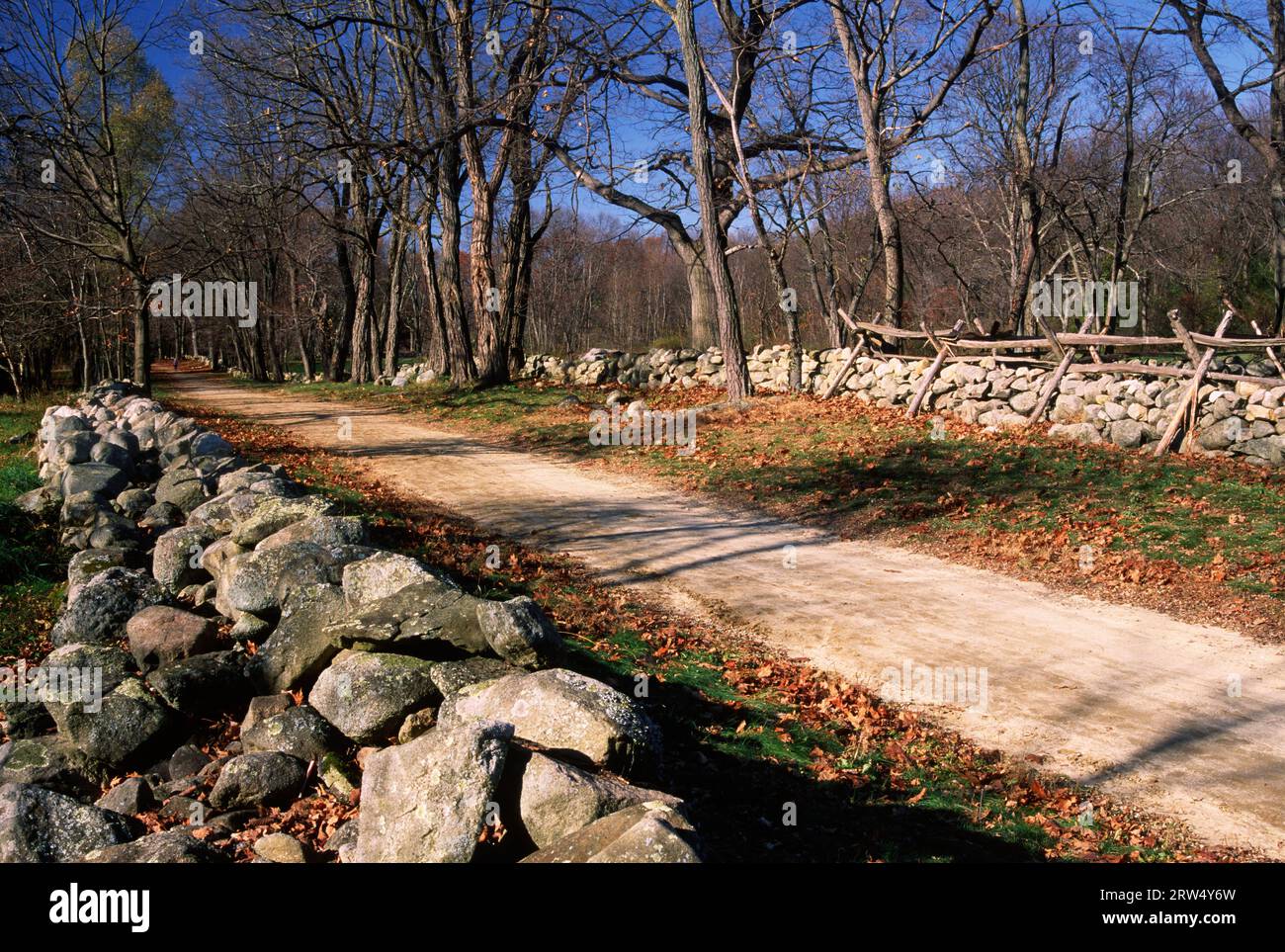Battle Road, Minute Man National Historical Park, Massachusetts Stock ...