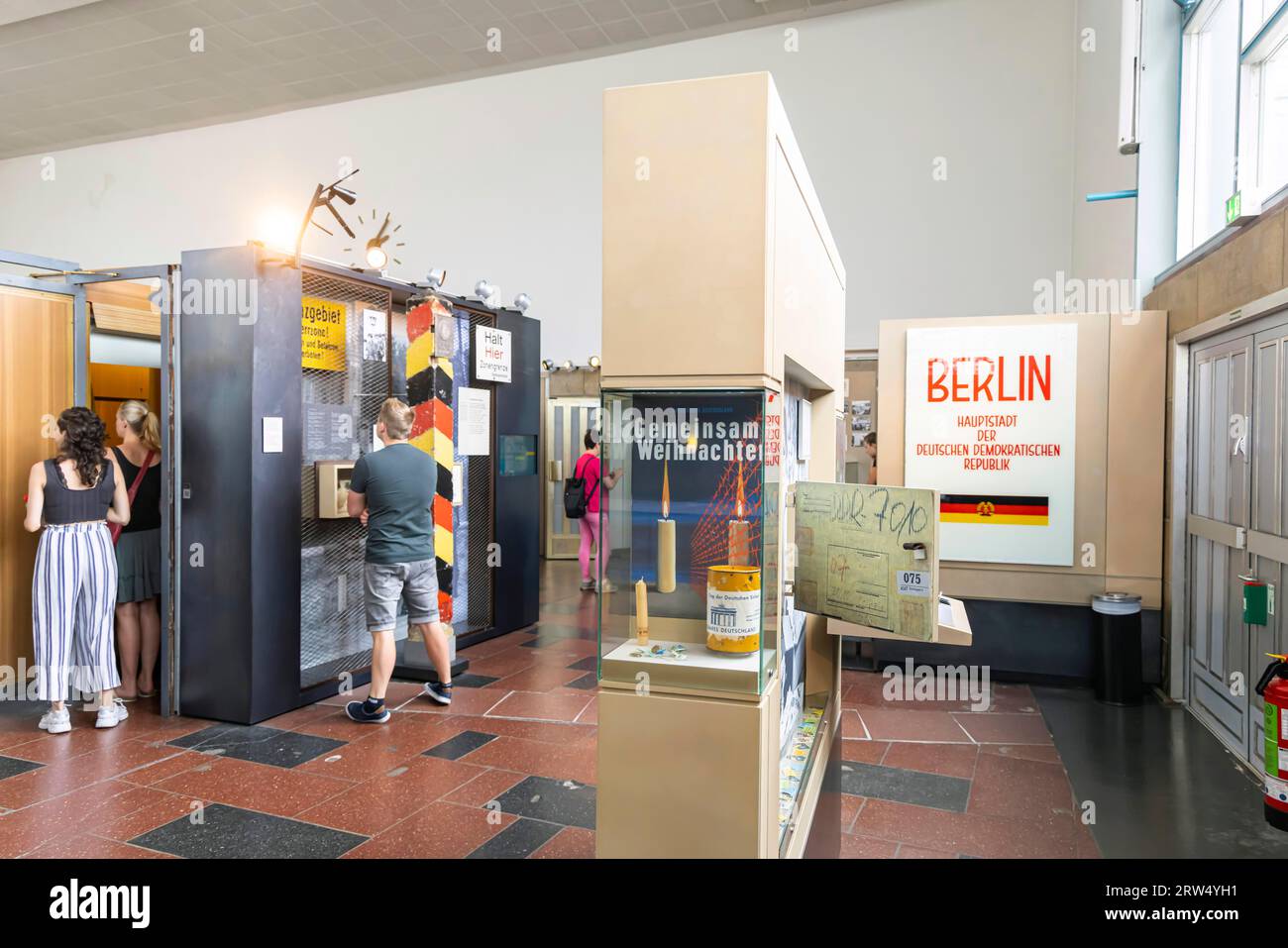 Traenenpalast (Palace of Tears), former exit hall of the border ...