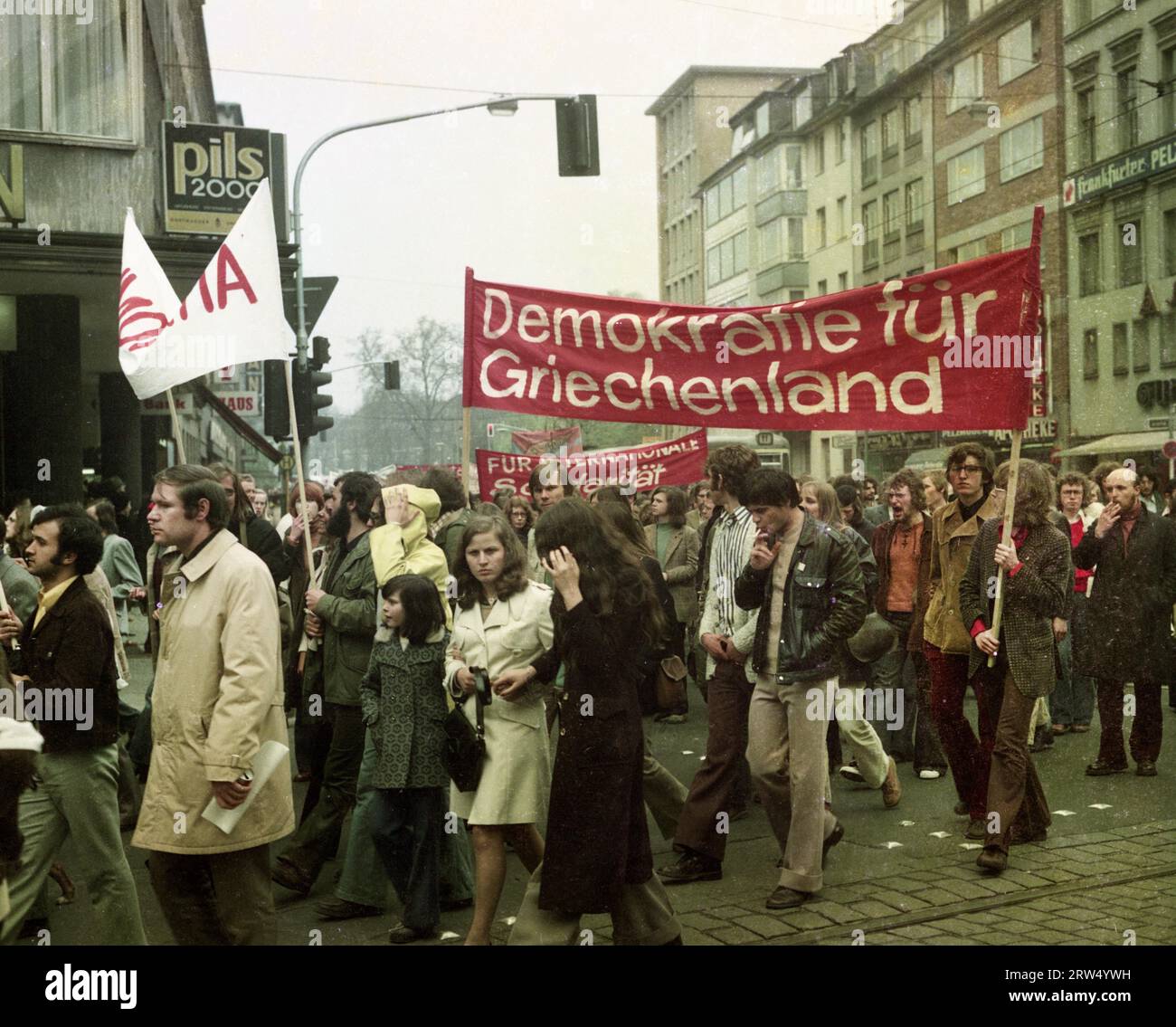 DEU, Germany: The historical colour photos from the times of the 70s ...