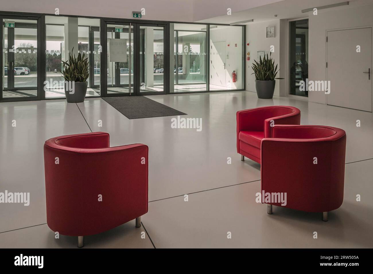 Foyer of the Hof University of Applied Sciences Stock Photo - Alamy