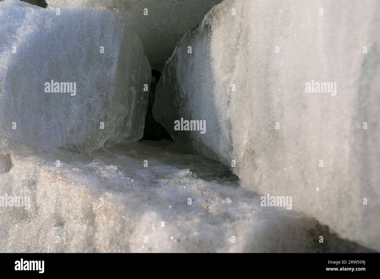 Close up stacks ice in hi-res stock photography and images - Alamy