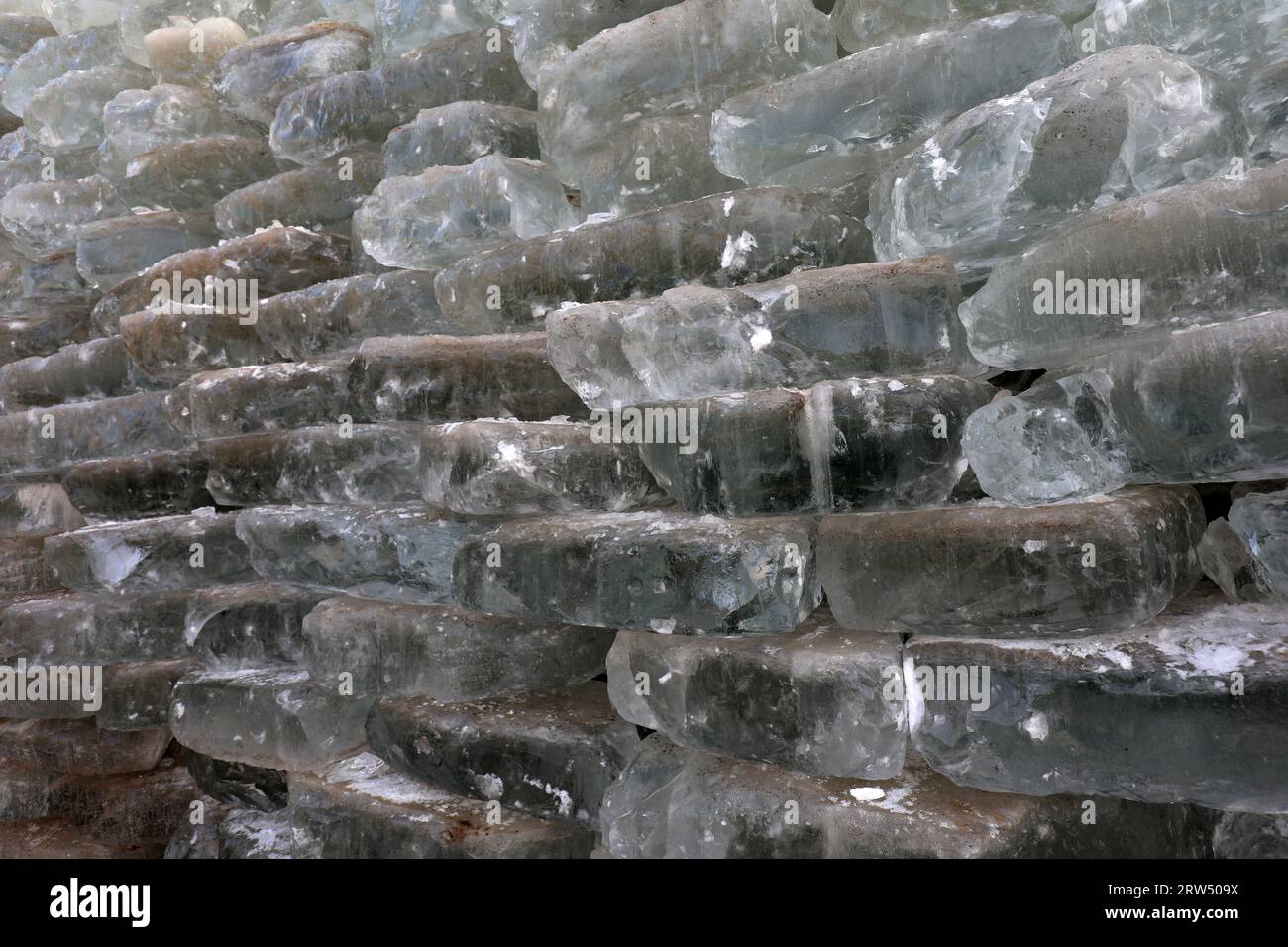 Close up stacks ice in hi-res stock photography and images - Alamy