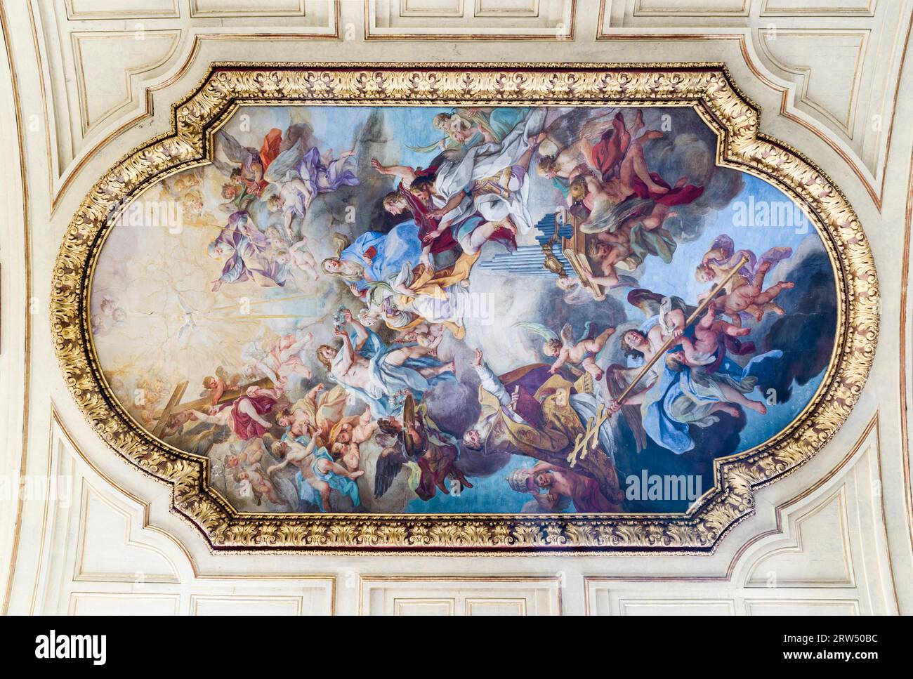 Baroque ceiling painting hi-res stock photography and images - Alamy