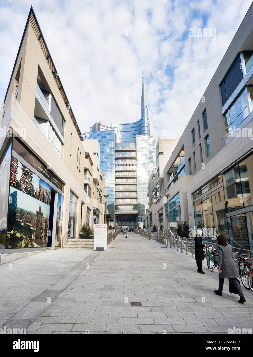 Torre Unicredit, Unicedit Tower, headquarters of the Italian bank ...