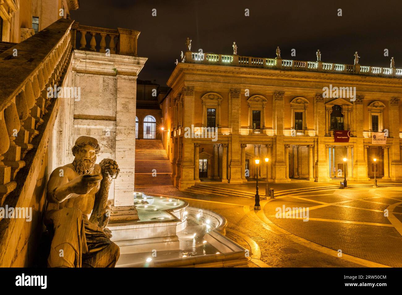 The river god Nile, fountains with Antique figure, 2nd century AD ...