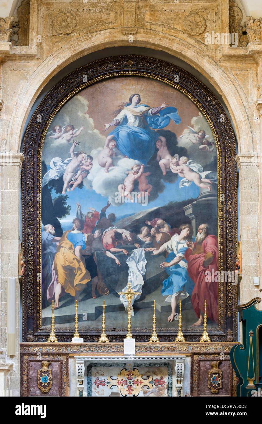 Side altar, altar, Assumption of the Virgin Mary, Assumption of the ...