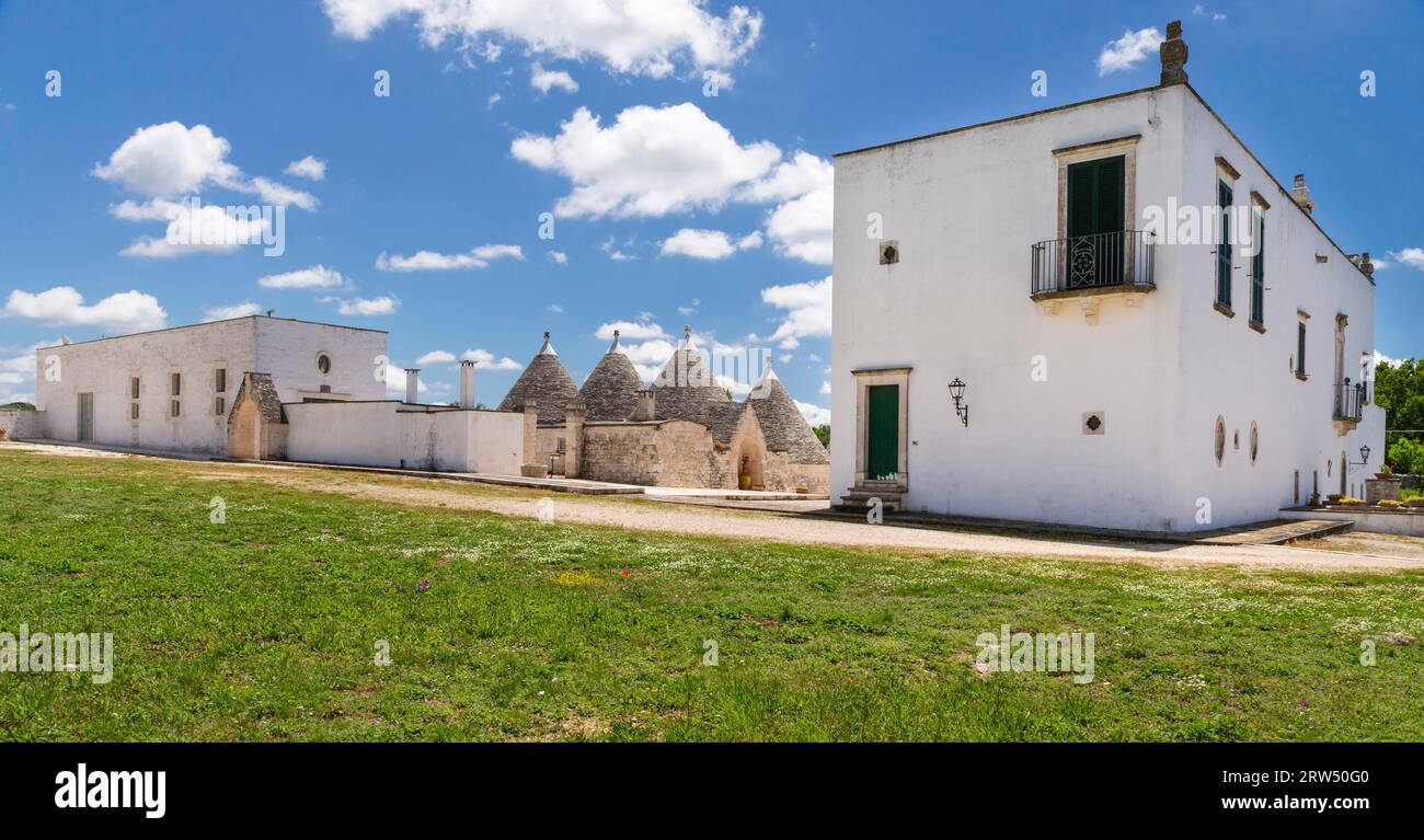 Masseria, homestead, trullo, trulli, traditional round houses, Martina ...