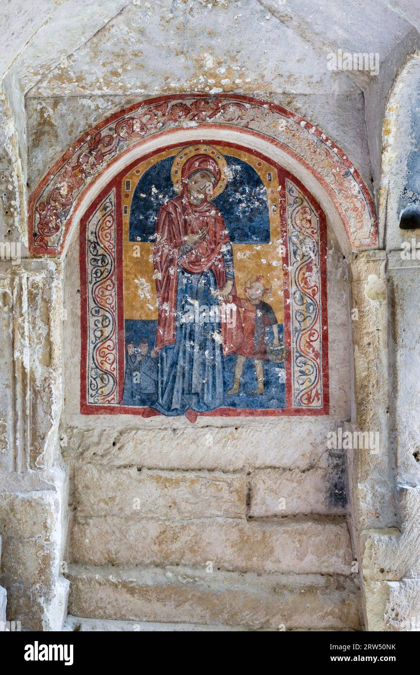 Rock Church, Cave Church, Chiese Rupestri, La Candelora, Mary and Jesus ...