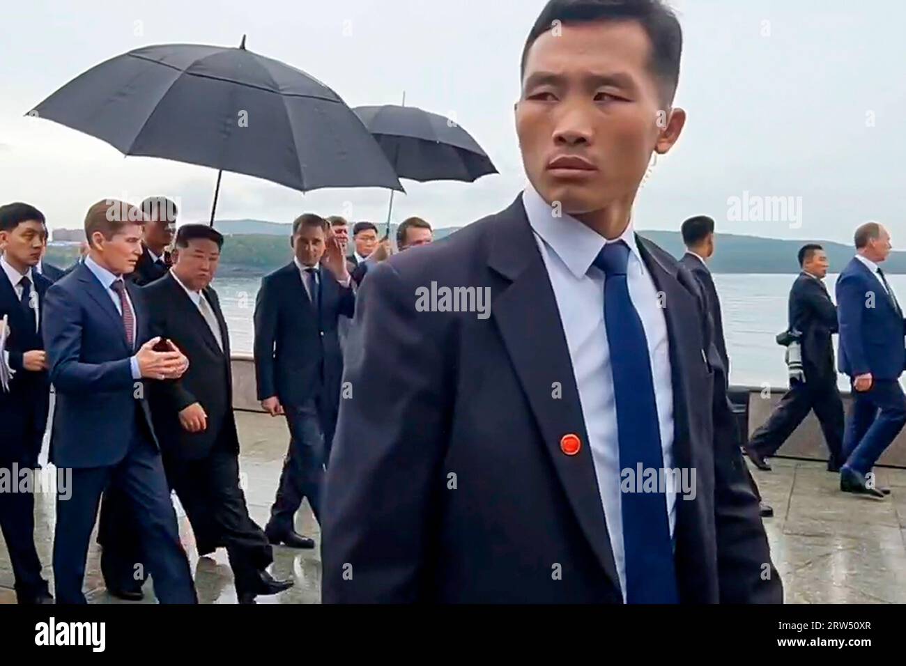 In this image made from video released by Russian Minister of Natural ...