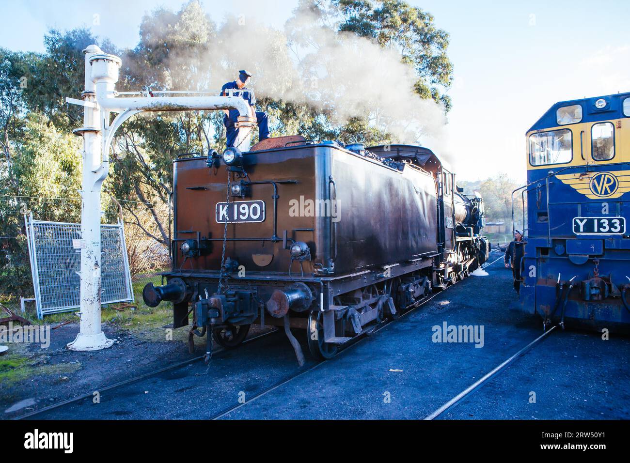 Victorian goldfields railway hi-res stock photography and images - Alamy