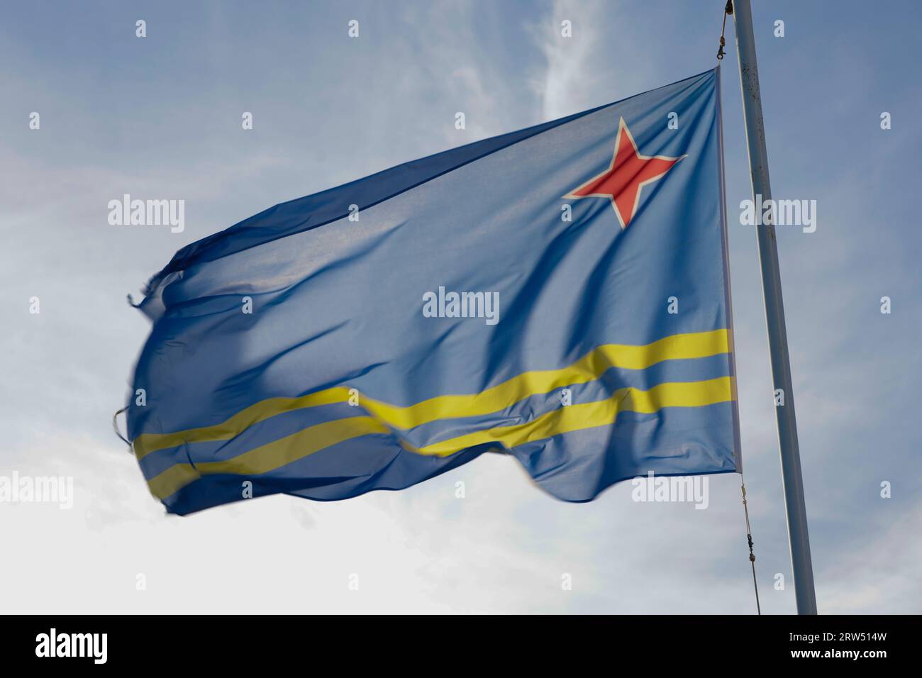 Aruba flag history hi-res stock photography and images - Alamy