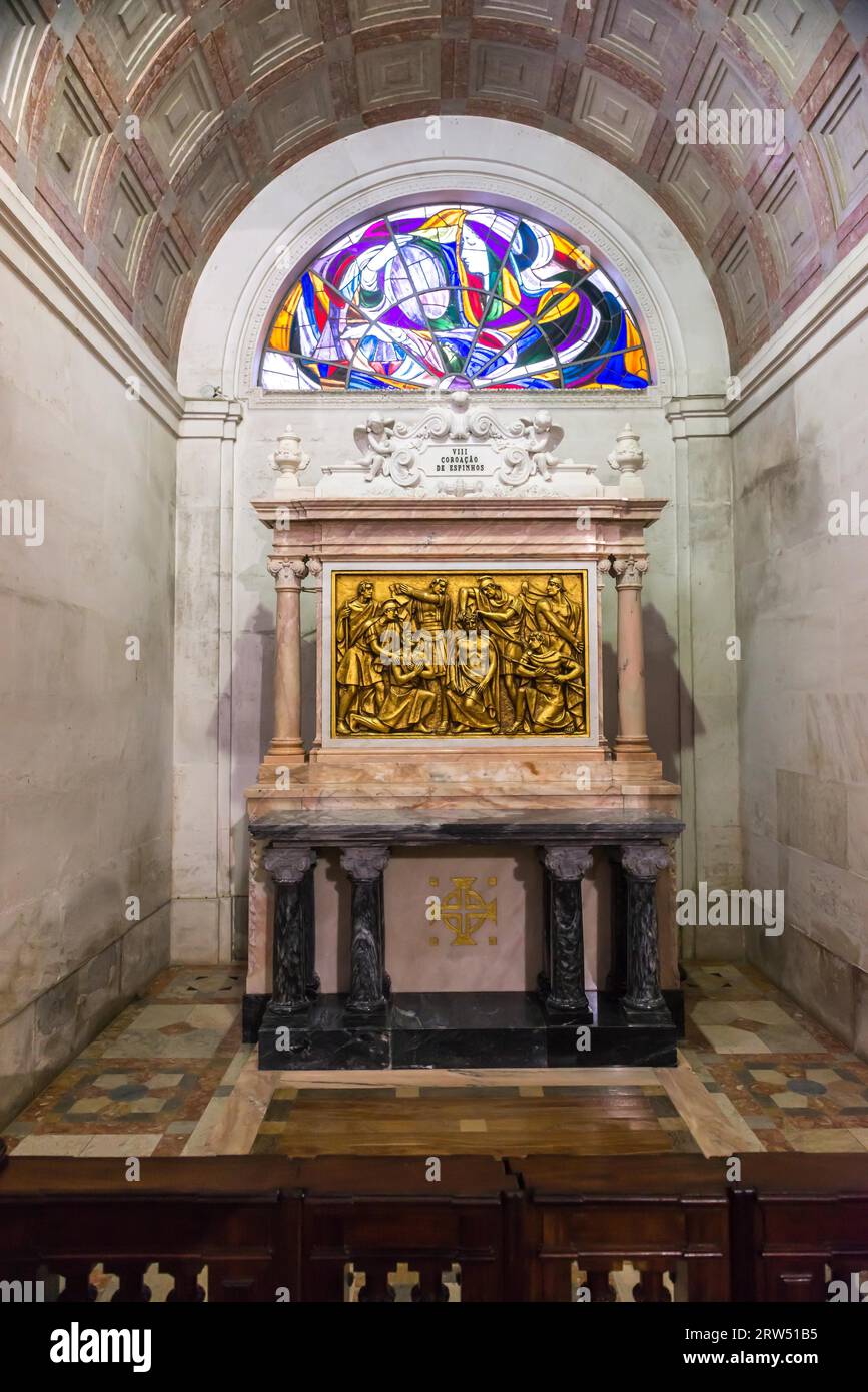 Fatima, Portugal, April 24, 2014: Stations of the cross (Via crucis ...