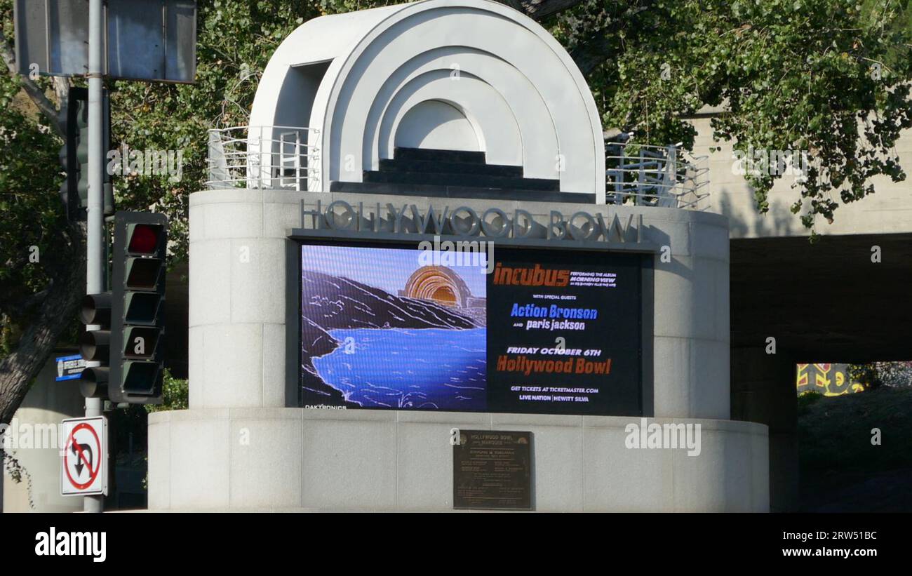 Los Angeles, California, USA 14th September 2023 Incubus Hollywood Bowl ...