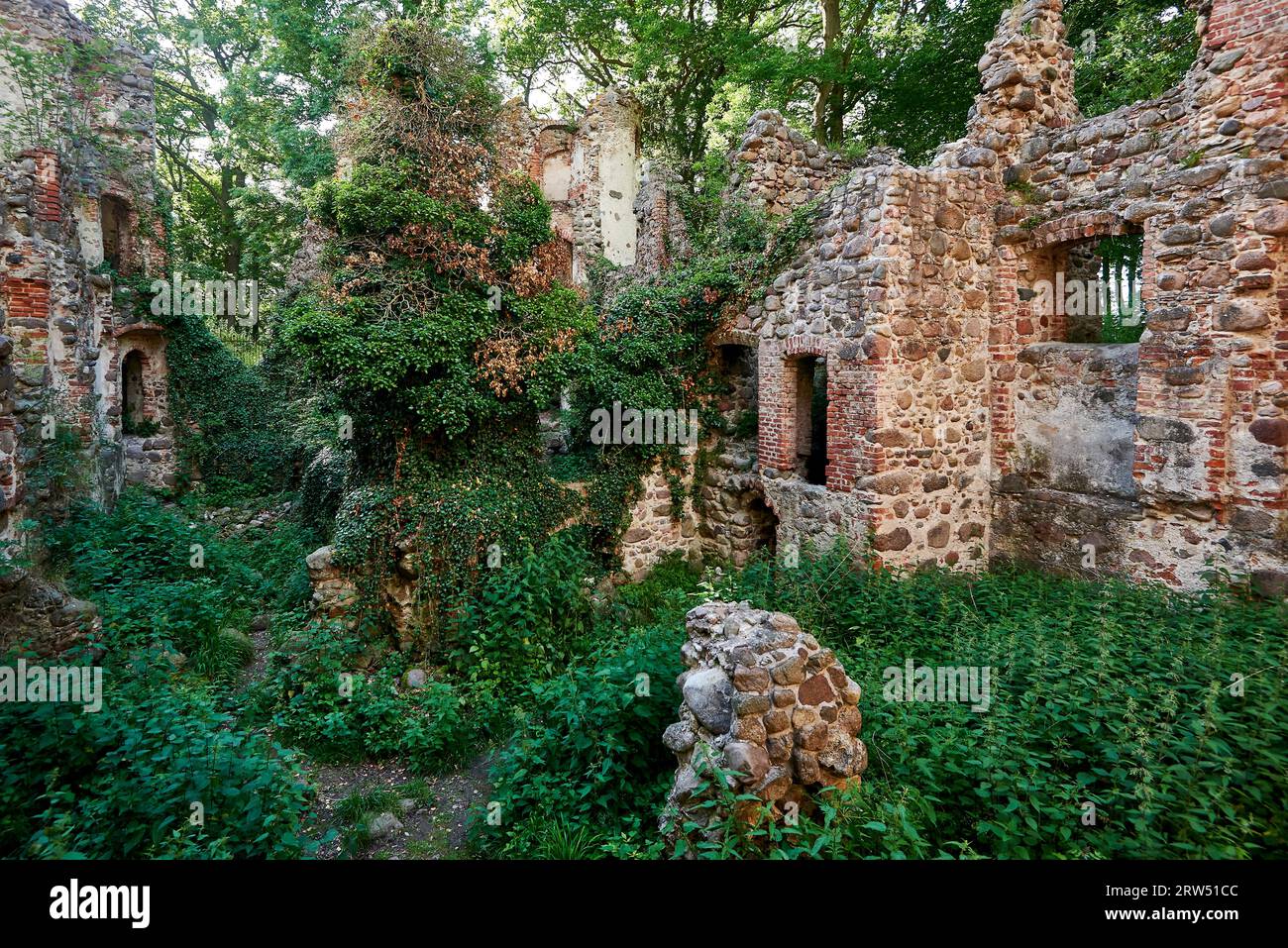 Ruins of medieval castle Landskron in Germany Stock Photo - Alamy