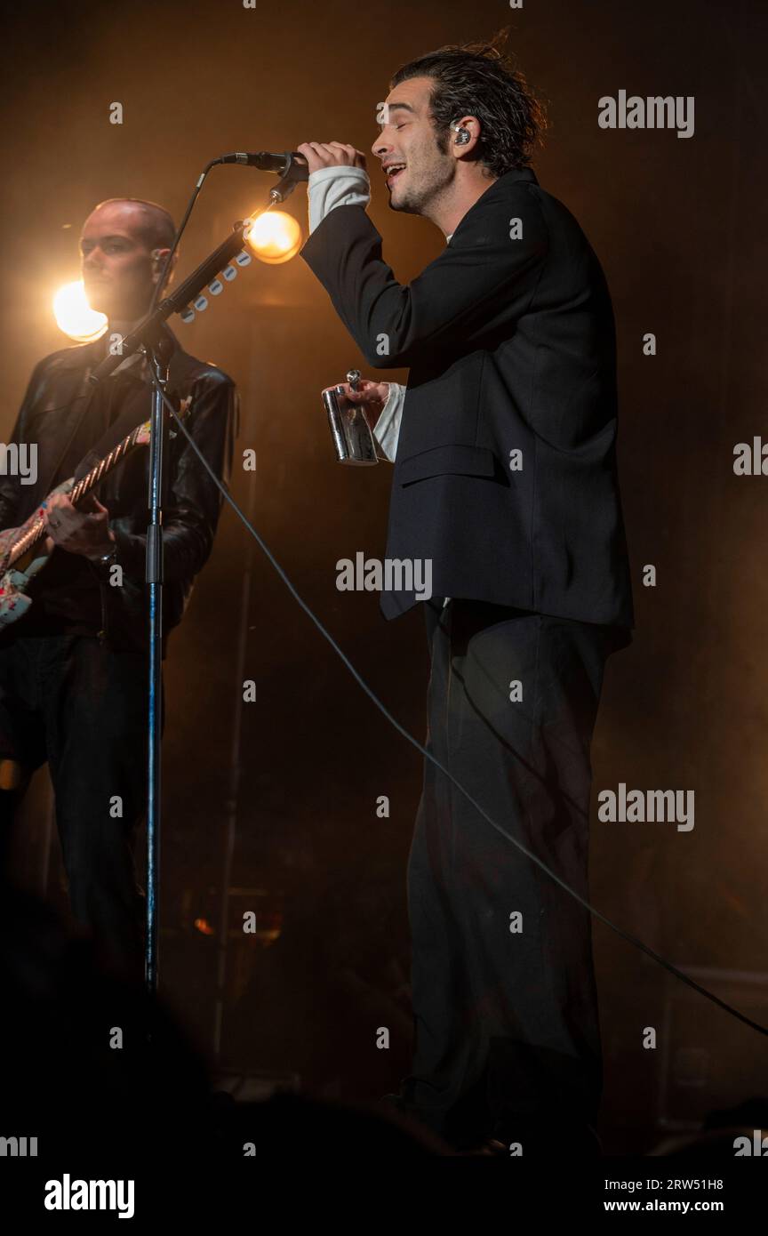 Matty Healy, of The 1975, performs at Music Midtown on Saturday, Sept ...