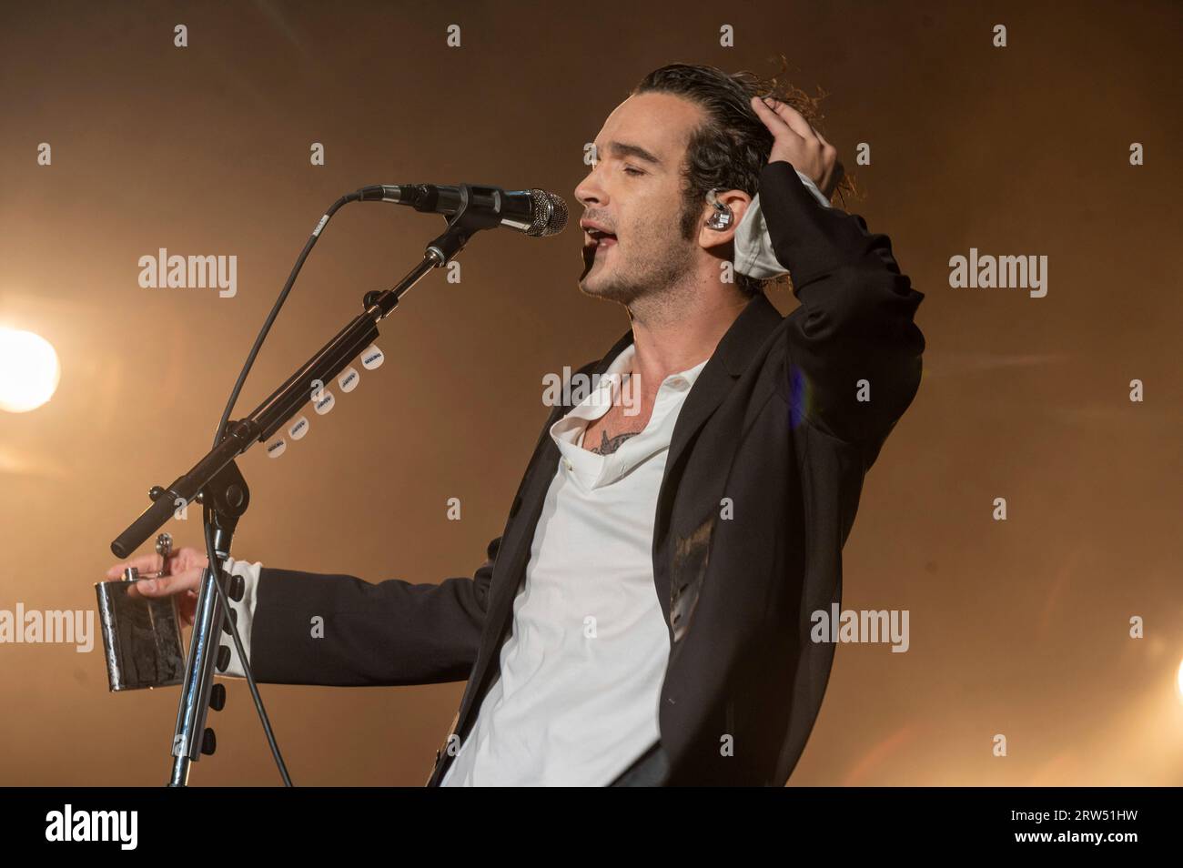 Matty Healy, of The 1975, performs at Music Midtown on Saturday, Sept ...