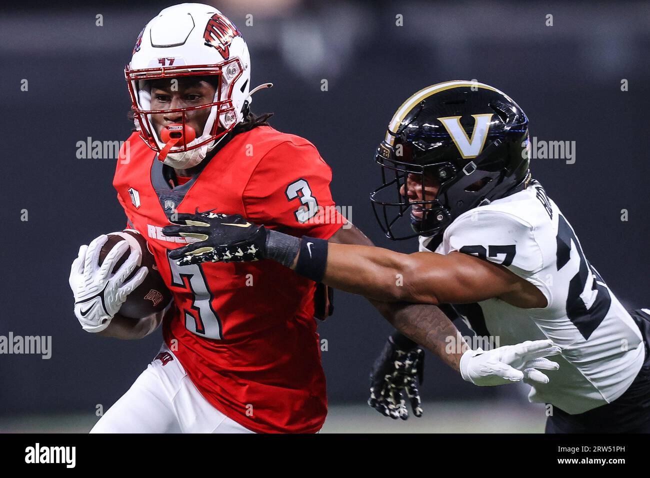 September 16, 2023: UNLV Rebels wide receiver Zyell Griffin (3) tries ...