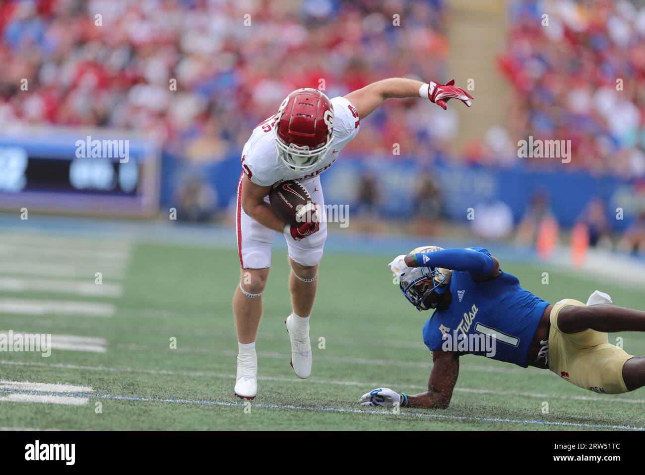 September 16, 2023:.Oklahoma Sooners wide receiver Drake Stoops (12 ...