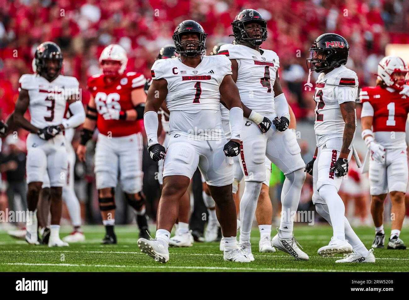 September16, 2023 - Lincoln, NE. U.S. Northern Illinois defensive ...