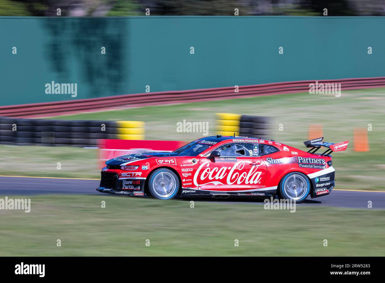 Melbourne, Australia, 17 September, 2023. Will Brown (9) driving ...