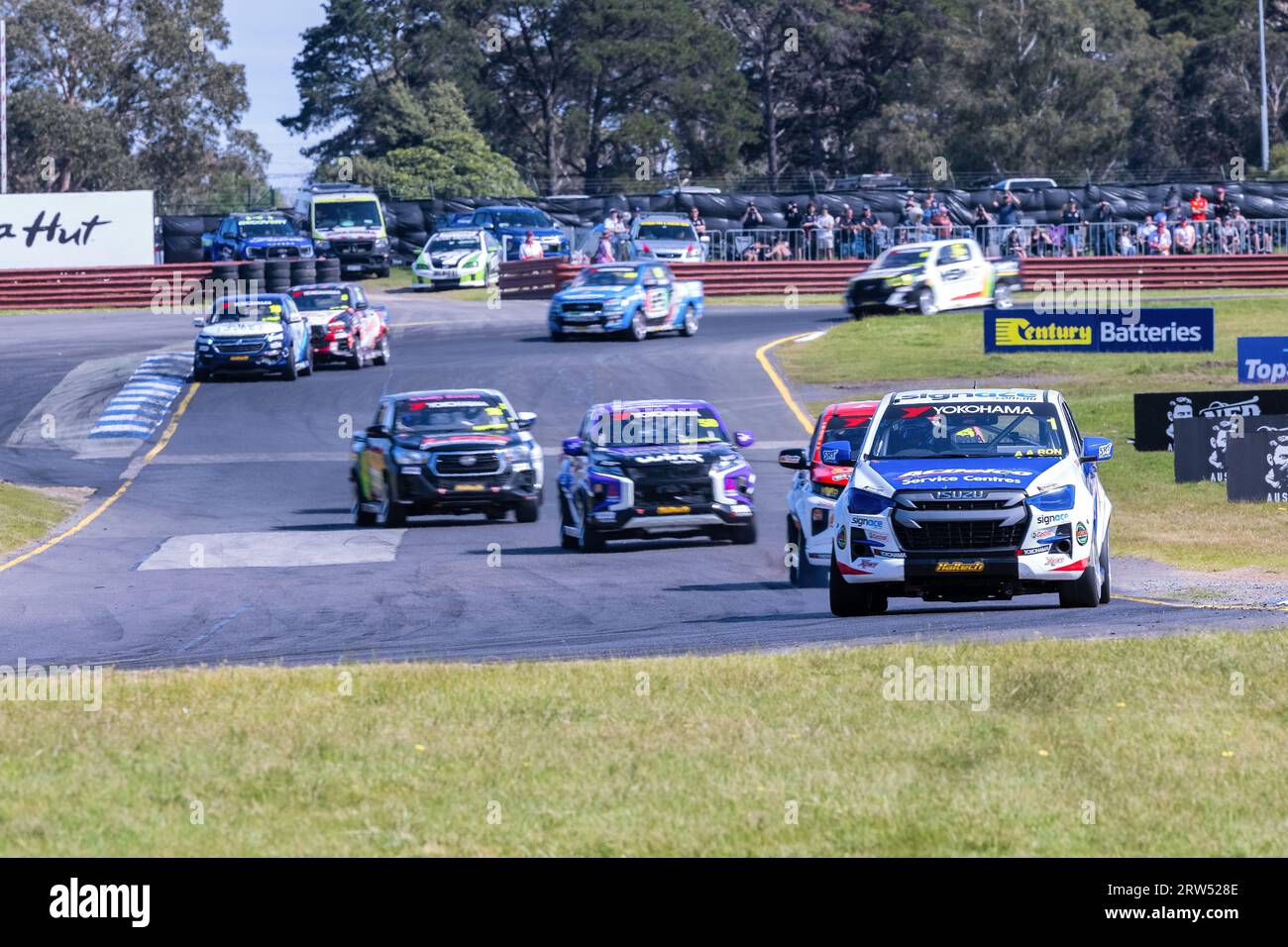 Melbourne, Australia, 17 September, 2023. During first lap of the V8 ...