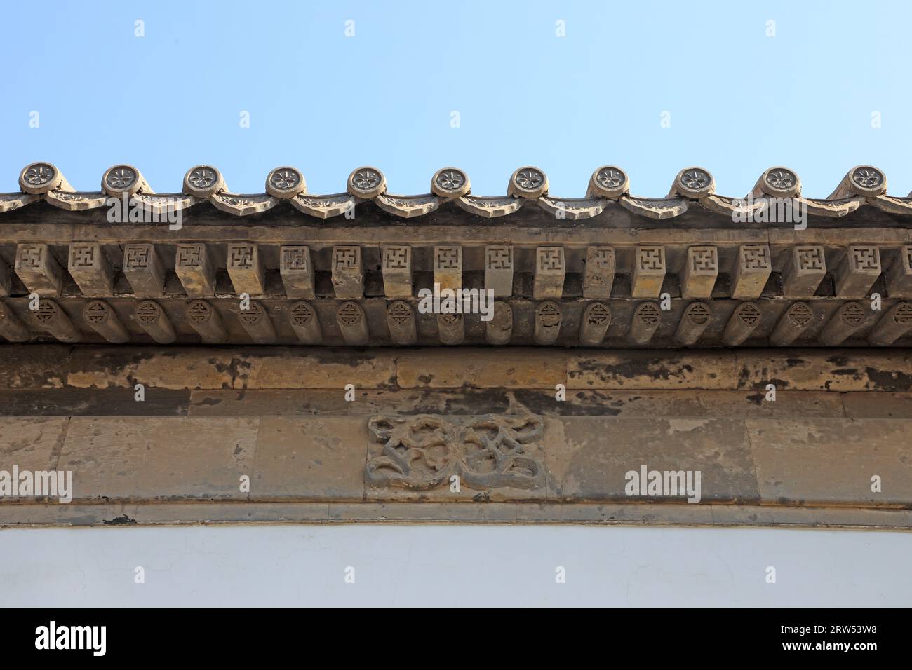 Ancient eaves architectural landscape, Beijing Stock Photo - Alamy