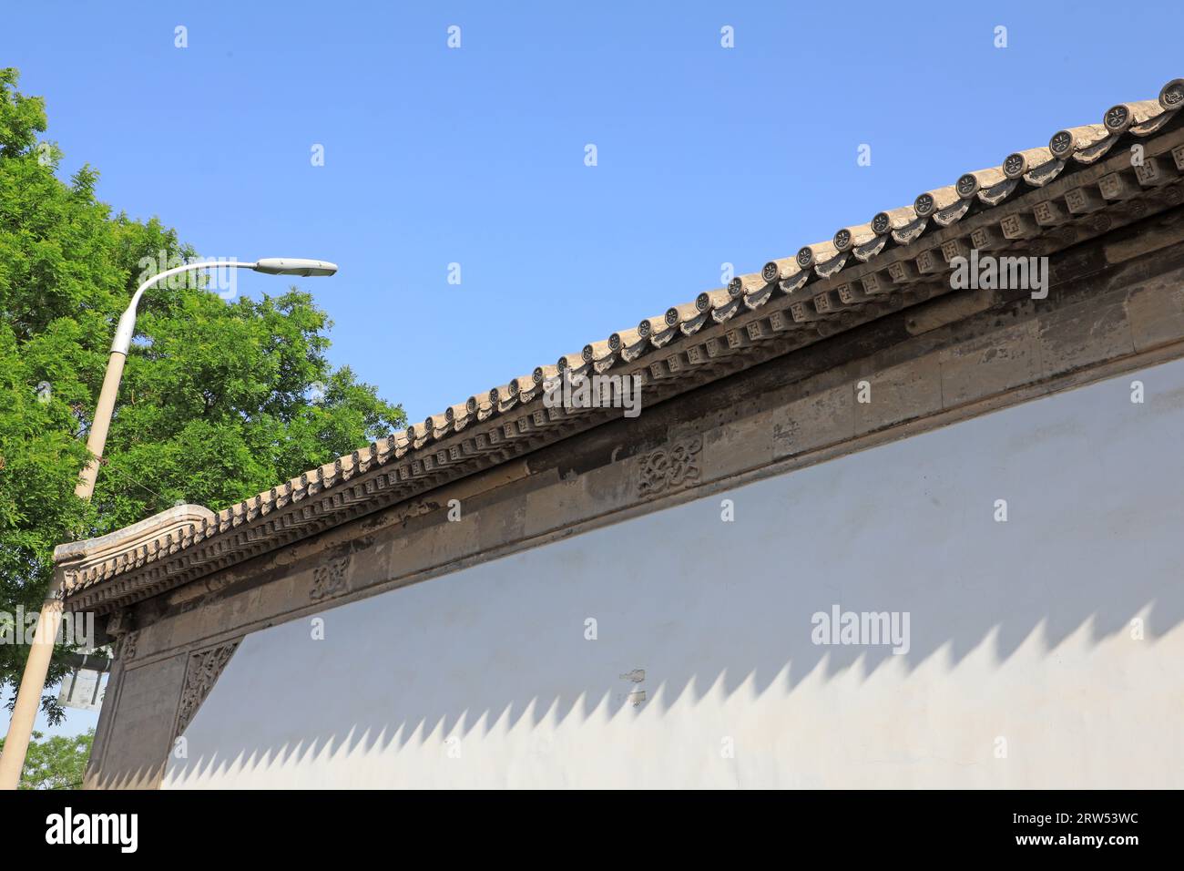 Ancient eaves architectural landscape, Beijing Stock Photo - Alamy