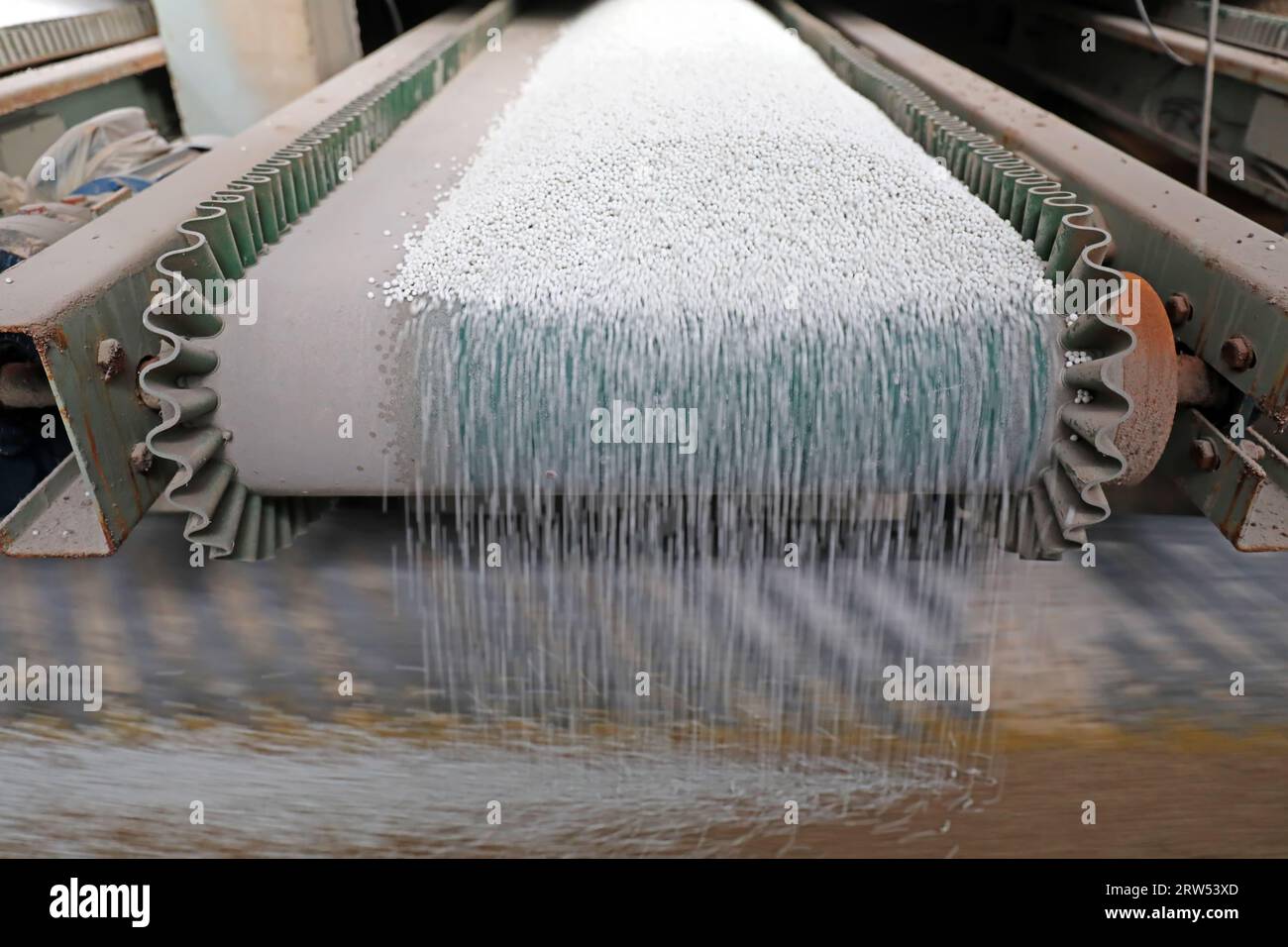 Compound fertilizer in production line, North China Stock Photo - Alamy