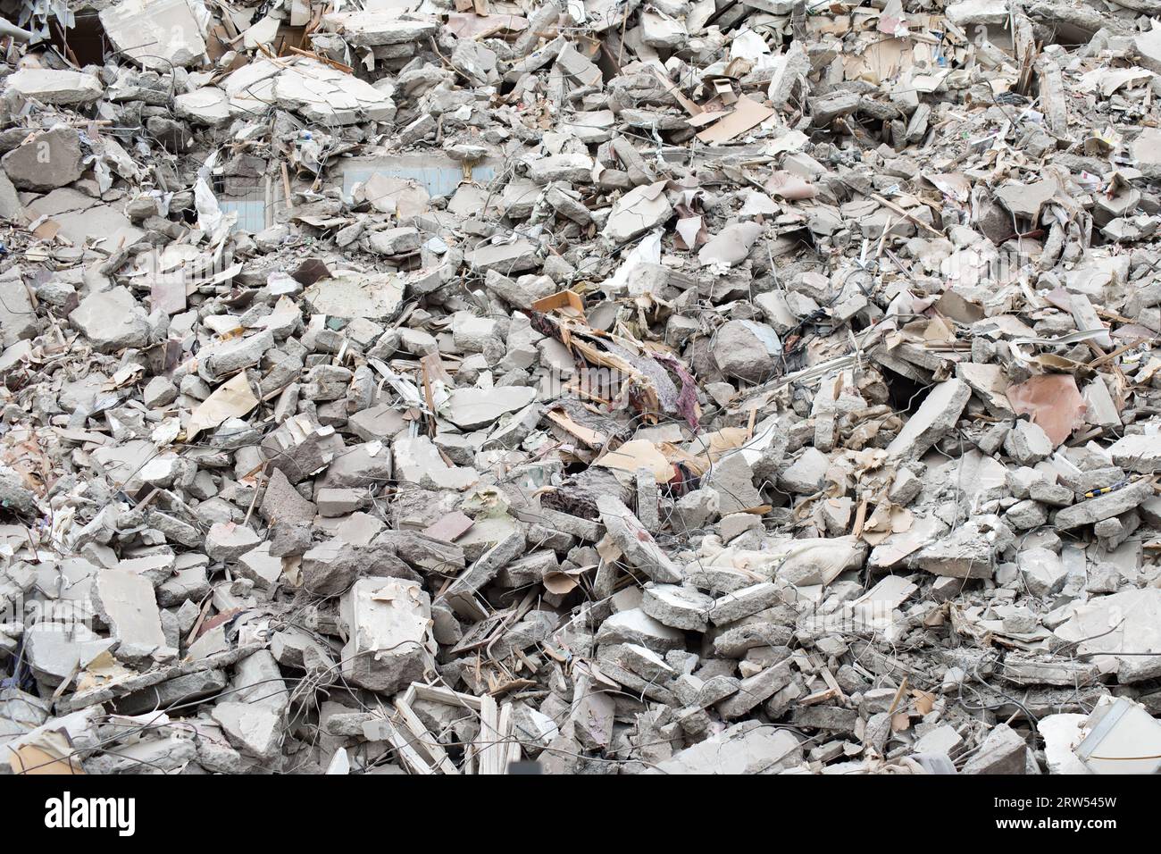 A pile of construction waste Stock Photo - Alamy
