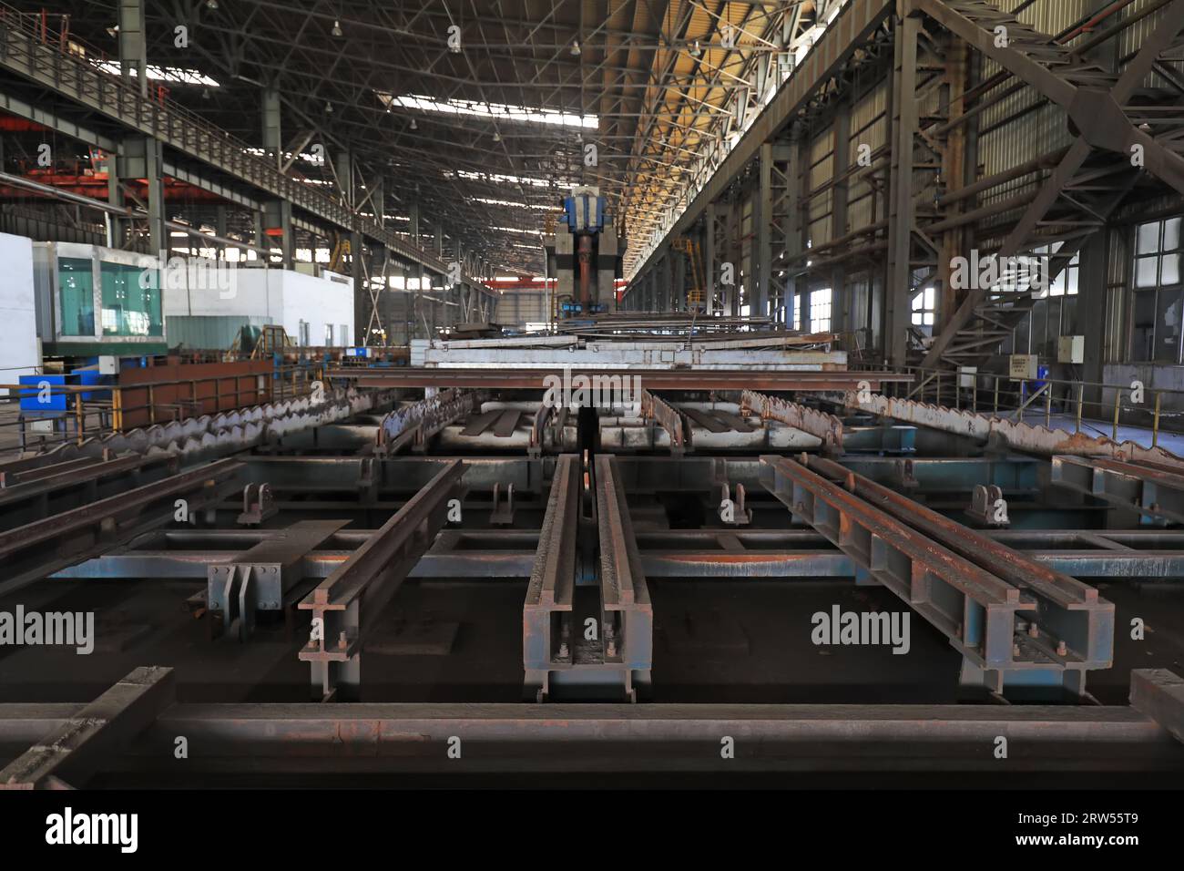 Continuous casting workshop machinery and equipment in an iron and ...