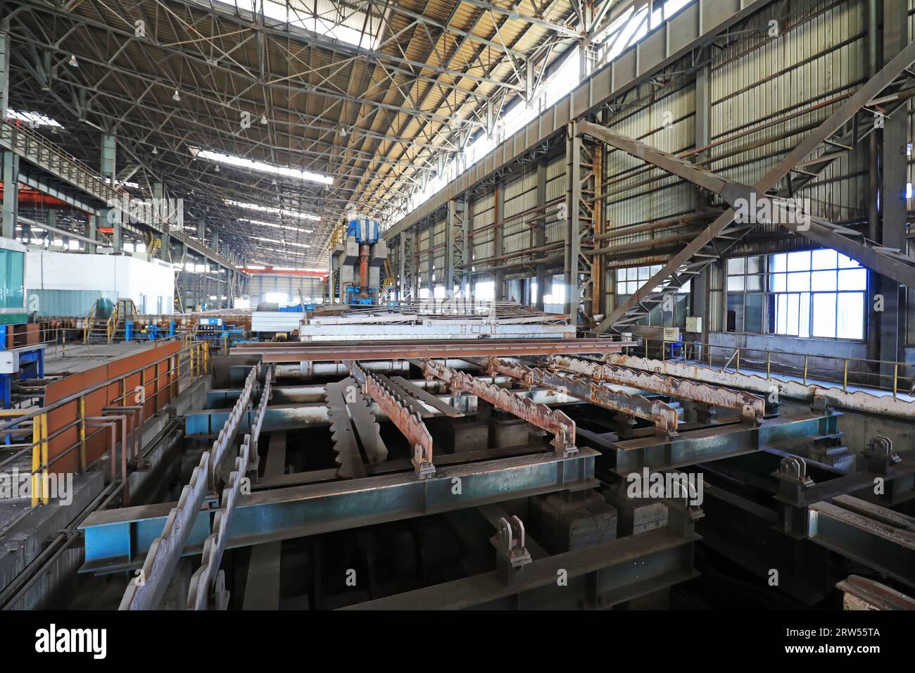 Continuous casting workshop machinery and equipment in an iron and ...