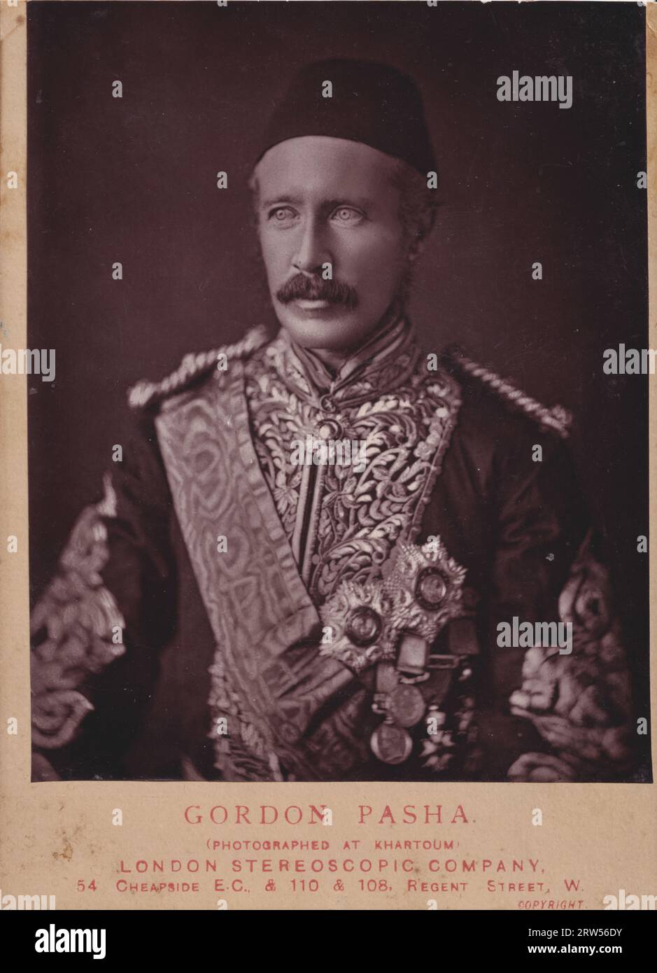 Charles George Gordon 'Gordon Pasha' , 'Chinese Gordon' (1833-85) in ...