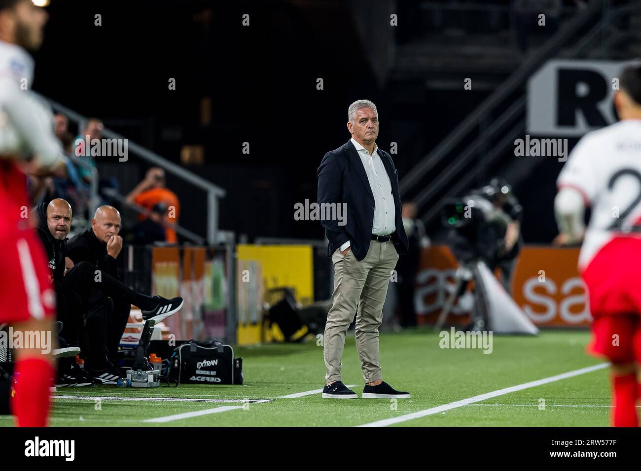 ALMELO - Heracles coach John Lammers during the Dutch Eredivisie match ...