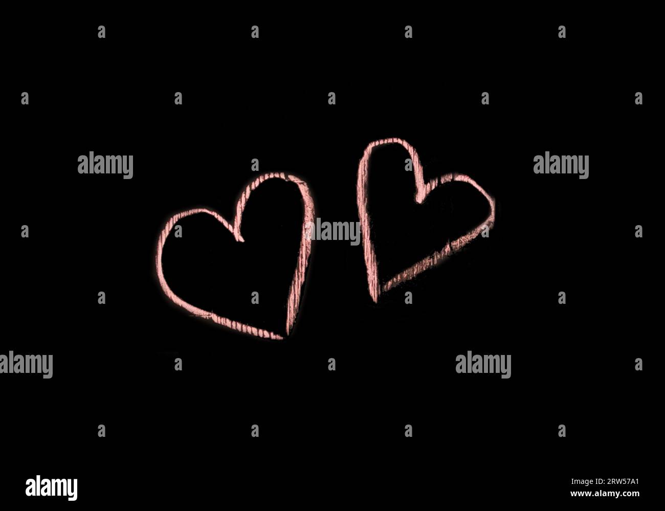 Sign and symbol of love, relationships, romance, heart, object drawn ...