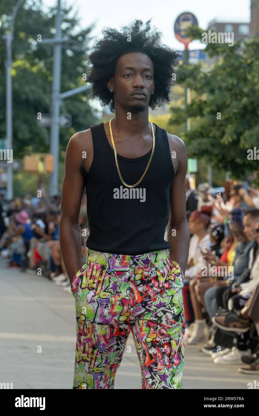 New York, United States. 16th Sep, 2023. A model walks the runway at ...