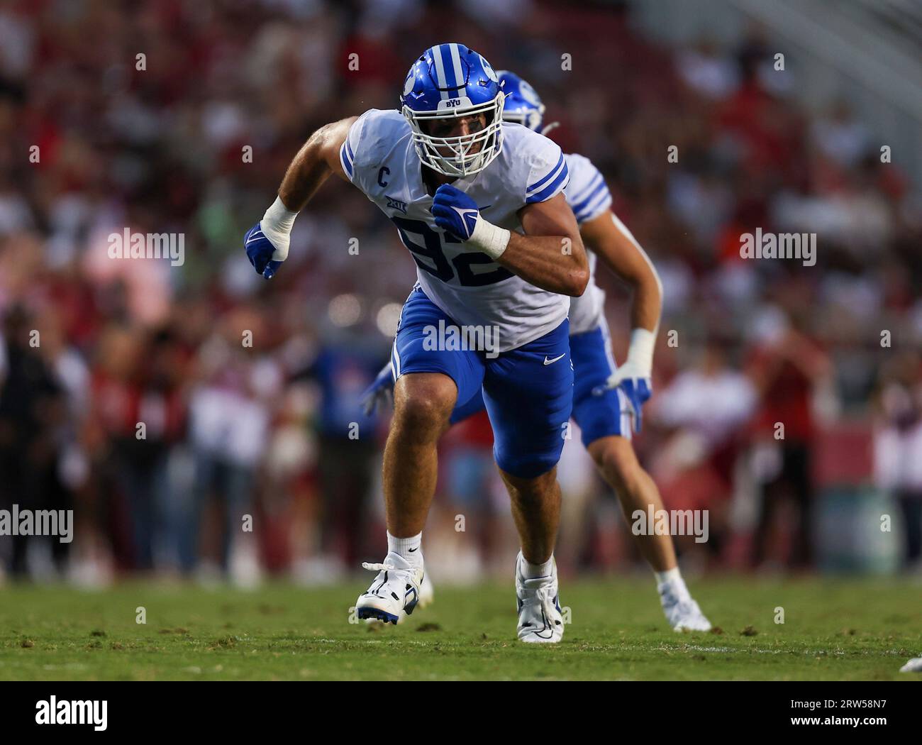 September 16, 2023: Tyler Batty #92 Cougars defensive end comes up the ...