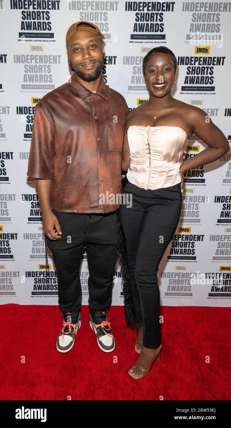 Los Angeles, USA. 16th Sep, 2023. Director Leon Sandy Mitchell with ...