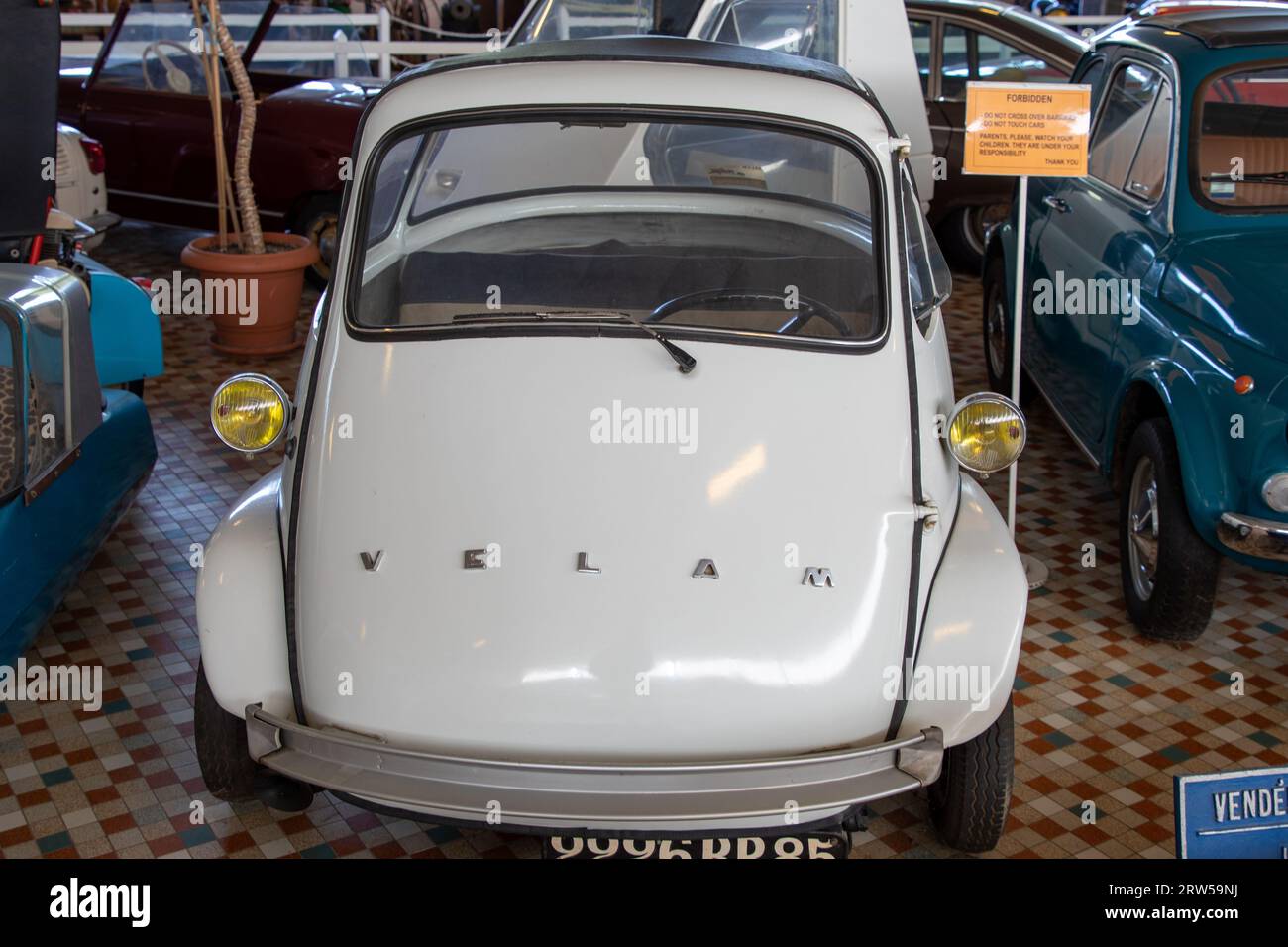 Talmont , France - 09 12 2023 : VELAM microcar Isetta historical car ...